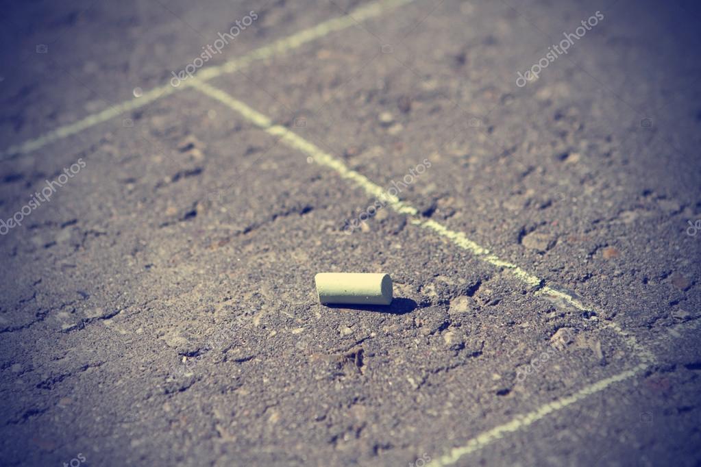 One piece of chalk — Stock Photo © tirlikk #120419464