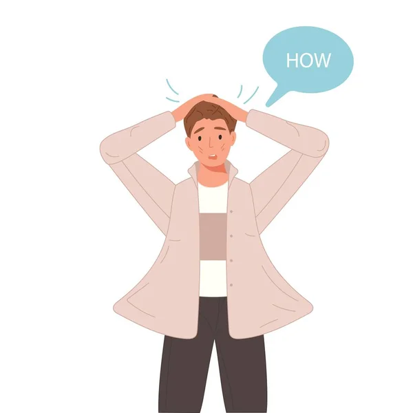 330 Baffled Stock Illustrations | Depositphotos