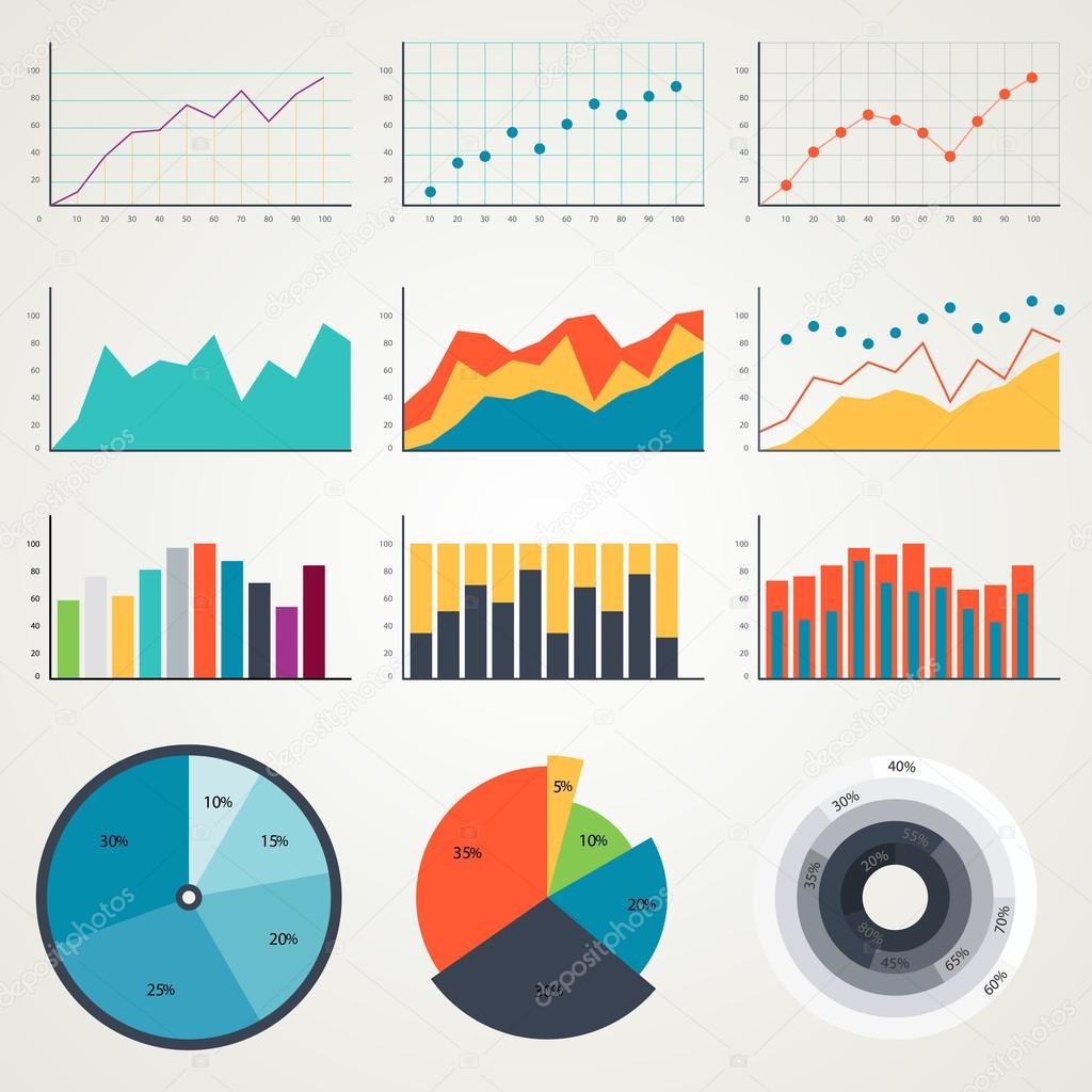 Set of elements for infographics Stock Vector Image by ©whilerests ...