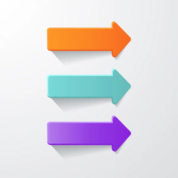 Flechas 3d imágenes de stock de arte vectorial | Depositphotos