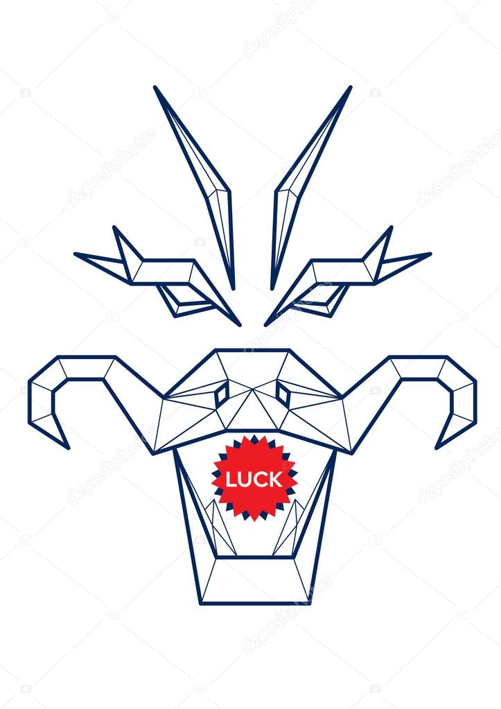 LUCKY DRAGON Stock Vector Image by ©commonthings #65572135