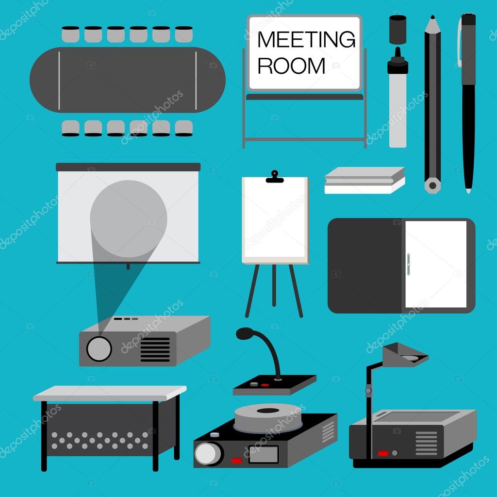 Sala de reuniones Vector de stock por ©commonthings 78793080