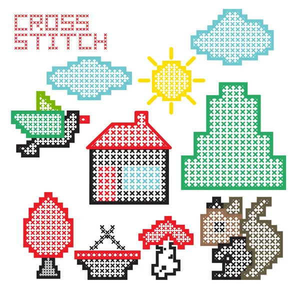 100,000 Cross stitch pattern Vector Images | Depositphotos