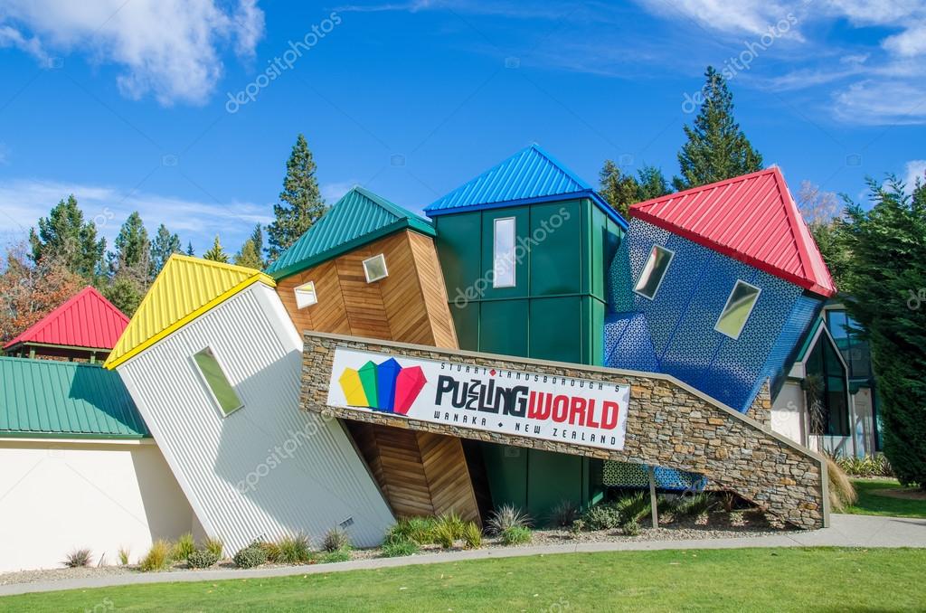 Puzzling World which is located at south island in New Zealand. — Stock ...