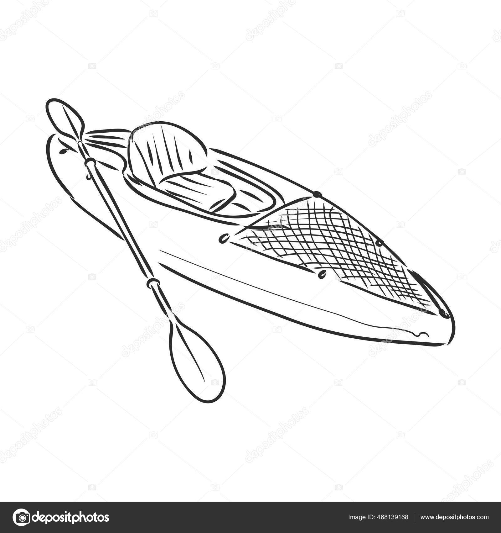 Coloring Pages Kayak