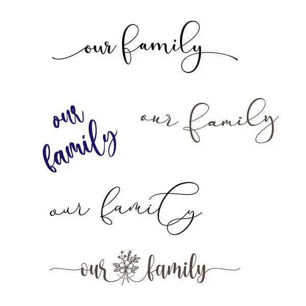 100,000 Family lettering Vector Images | Depositphotos
