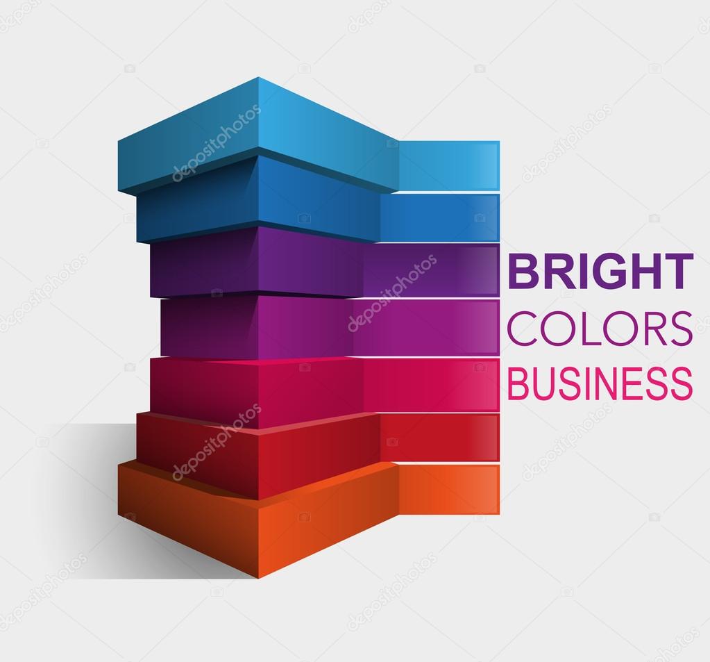 Layered Figure For Infographics Stock Vector By ©chalapan 70369441