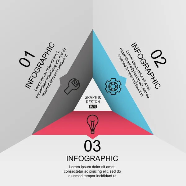 Diagrama triangular Vector Art Stock Images | Depositphotos