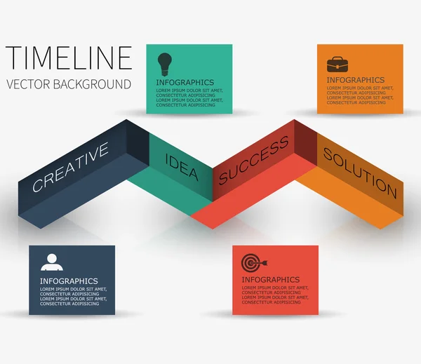 Five steps of progress Stock Vector Image by ©Chalapan #41936523