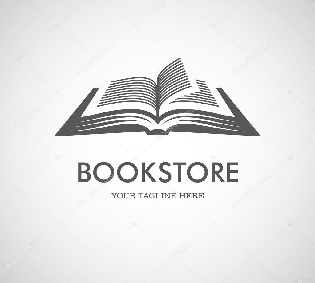 Open book logo — Stock Vector © maglyvi #98577640