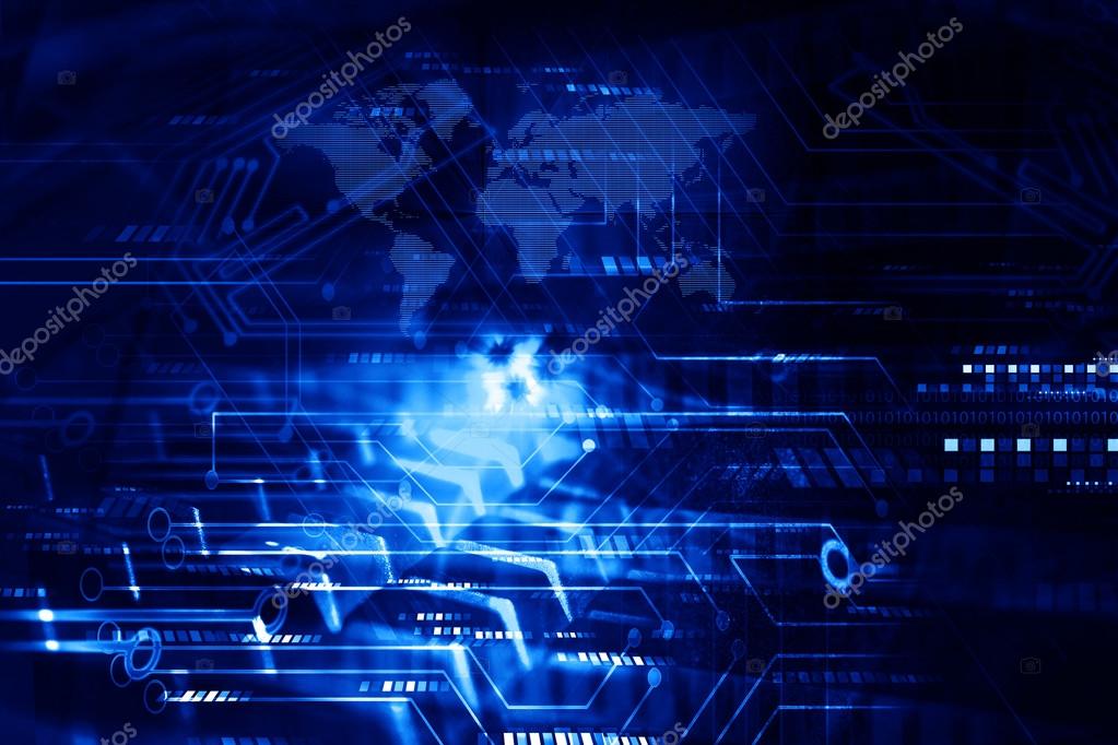 Hi-tech technological background Stock Photo by ©bluebay2014 116225904