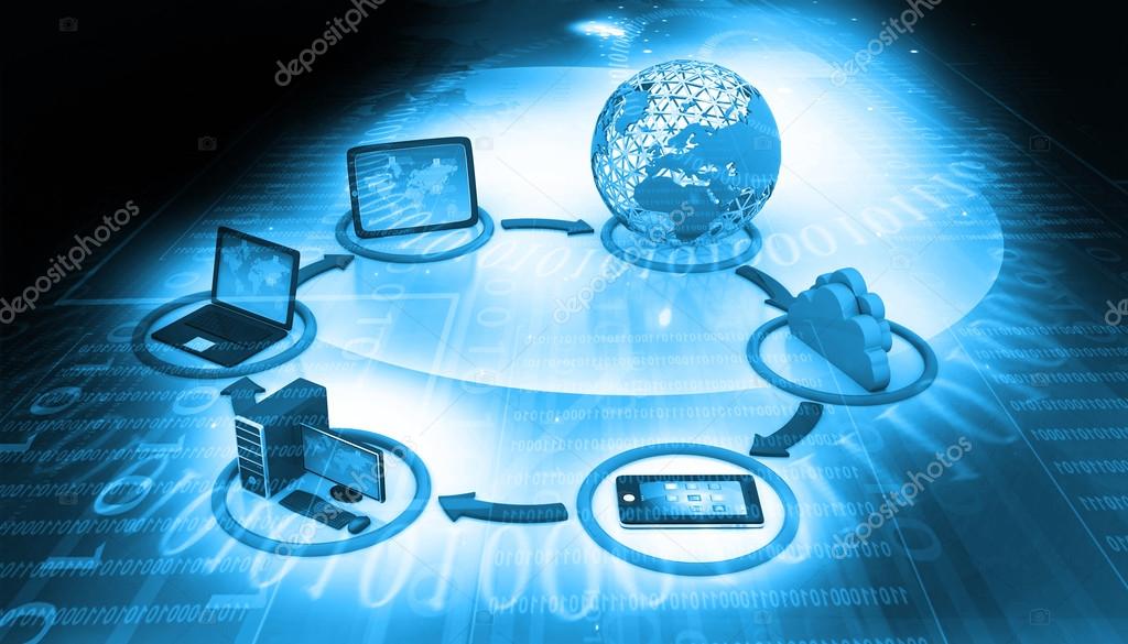 Cloud computing concept — Stock Photo © bluebay2014 #64727367