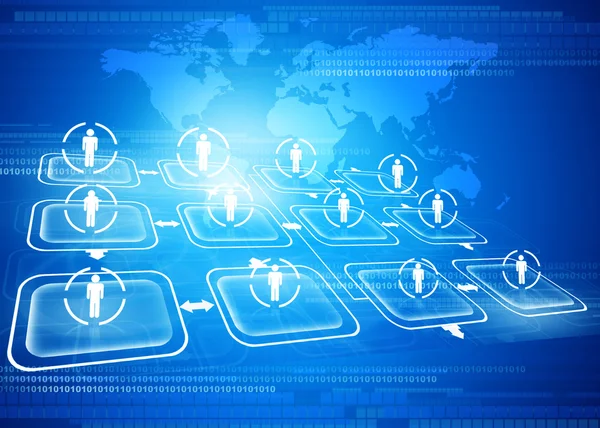 Global business network Stock Photo by ©bluebay2014 45270925