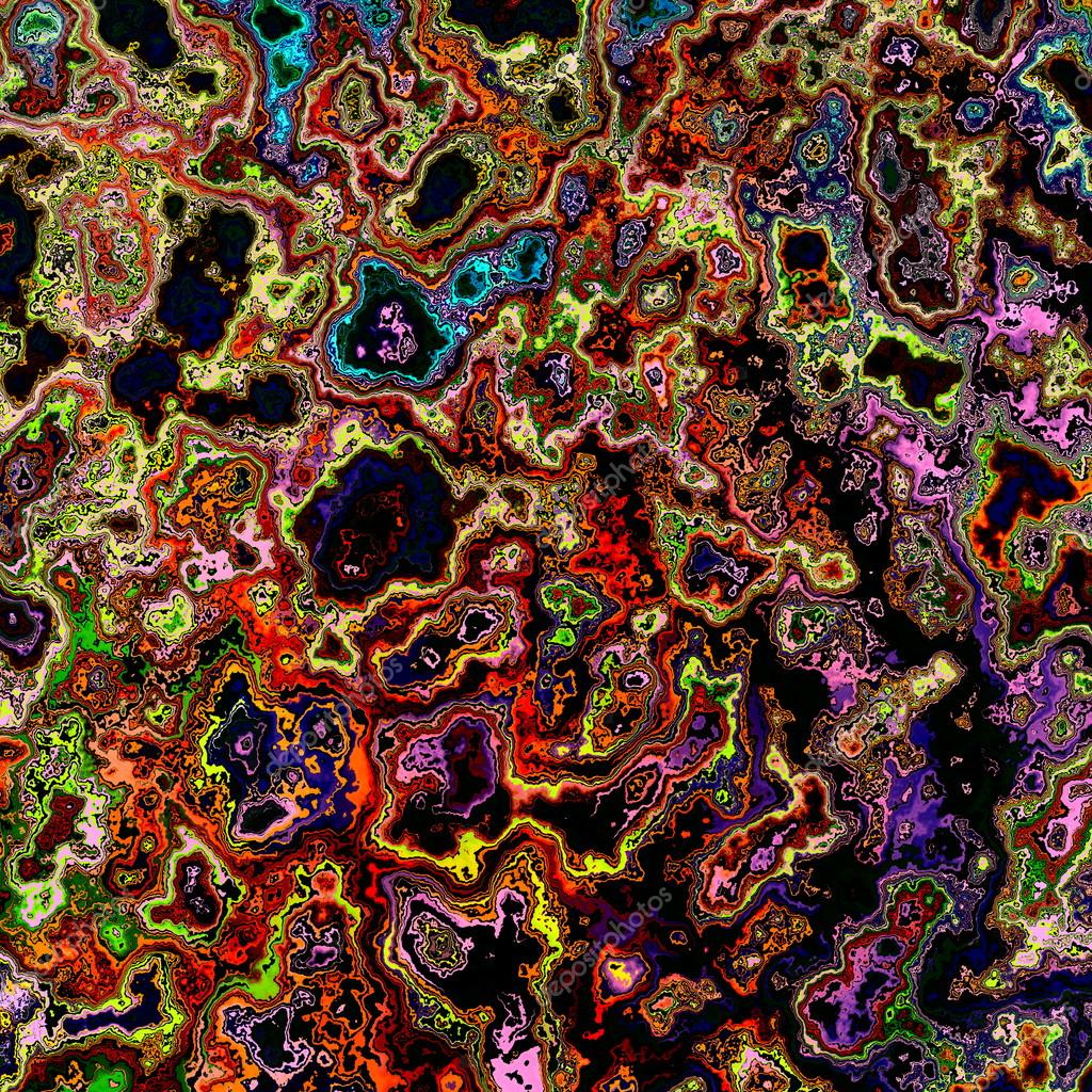 Colorful Psychedelic Abstract Background Art - Splashes Artwork ...