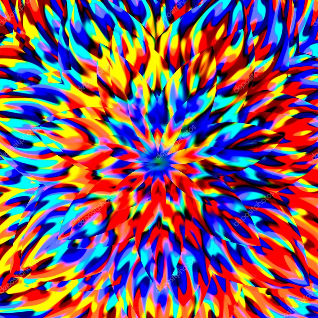 Colourful Computer Art Designs Stockillustratie Abstract Colorful