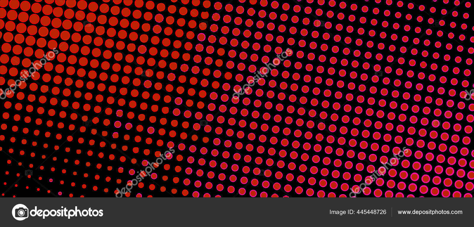 Red Halftone Pattern Background Vector Illustration Stock Vector by ...