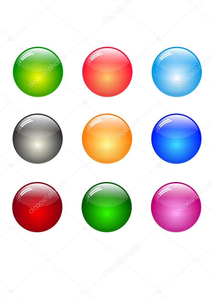 Round set of different color backdrops Stock Vector Image by ...