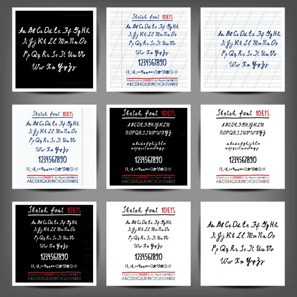 Handwritten template Vector Art Stock Images | Depositphotos