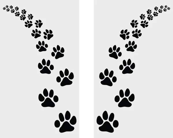 Footsteps of cat Stock Vector by ©matnikola 62625101