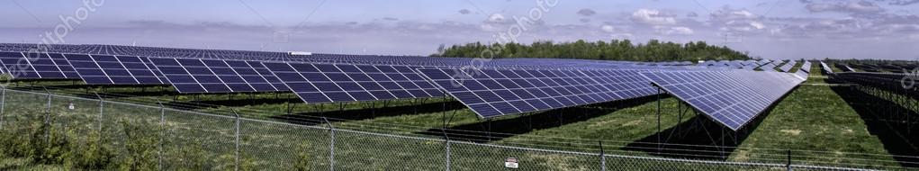 Panorama solar farm — Stock Photo © jaap1661 #79342728