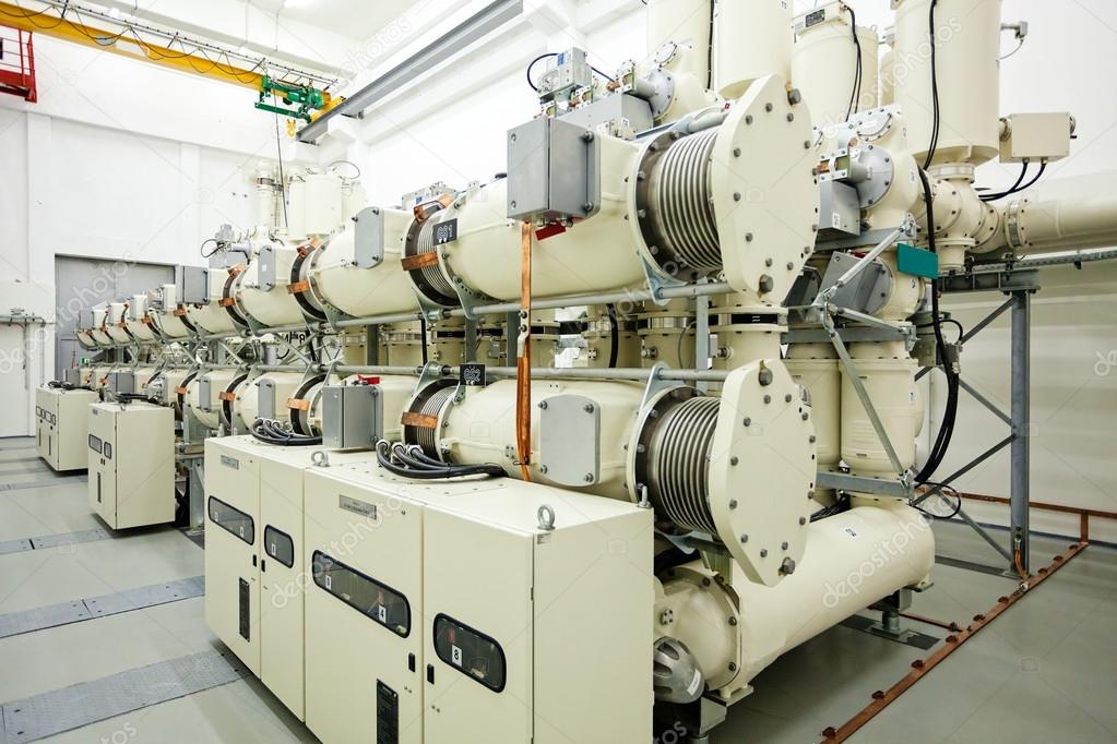 New high voltage transformer — Stock Photo © VladimirNenezic #61097867