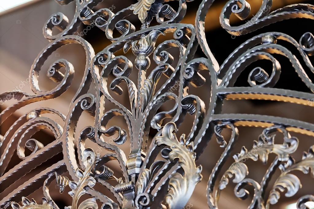 Wrought iron fence — Stock Photo © VladimirNenezic #95889694
