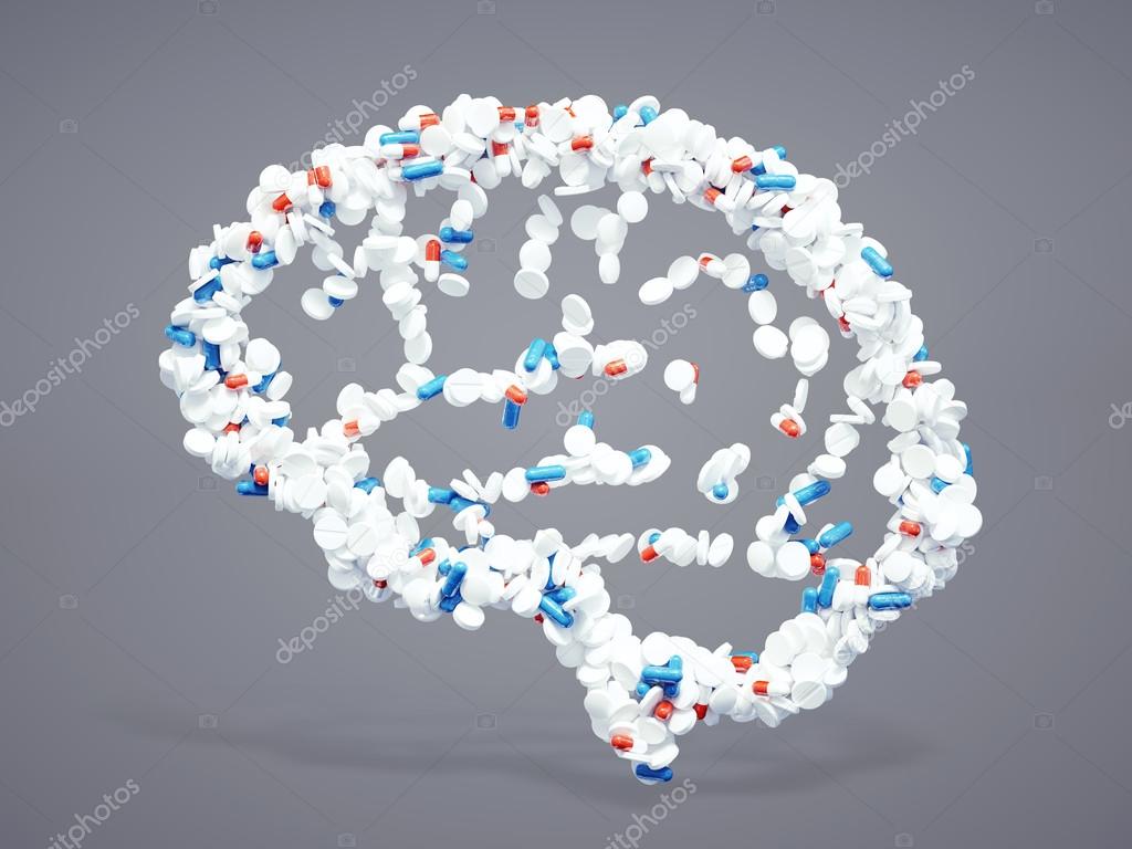 Pharmaceutical brain sign Stock Photo by ©malpetr 67860207