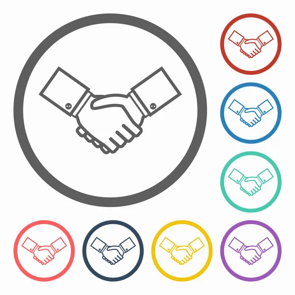 Handshake icon Stock Vector Image by ©T-Kot #54432059