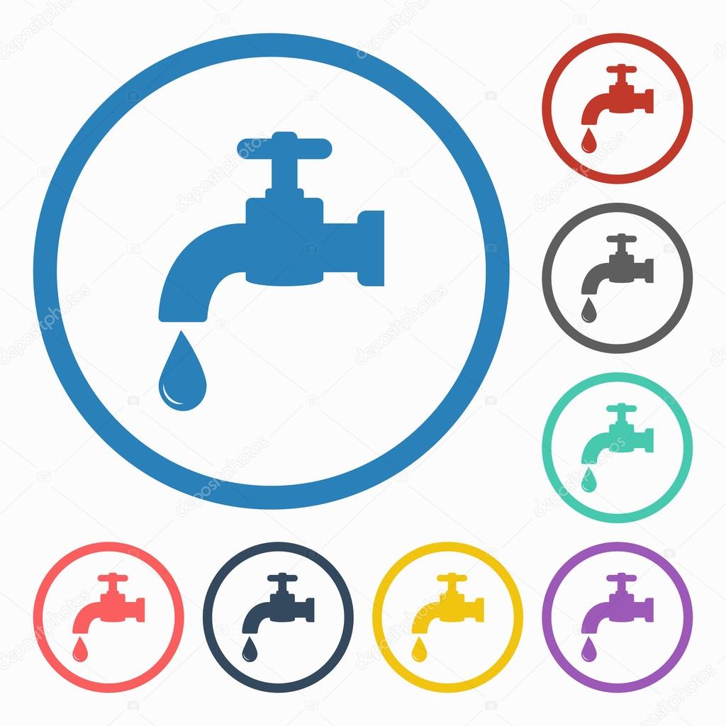Faucet icon — Stock Vector © T-Kot #54427645