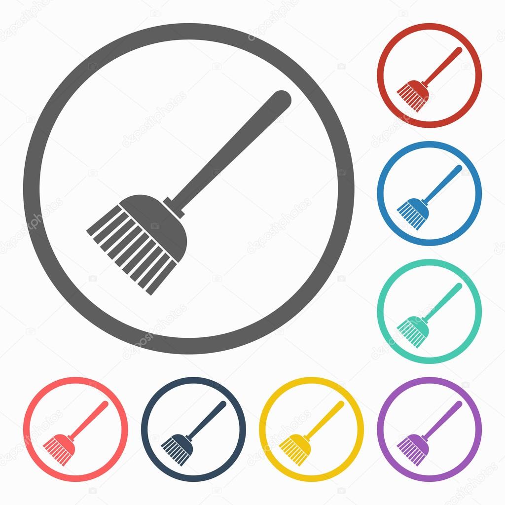 Icono de escoba Vector de stock #54432731 de ©T-Kot