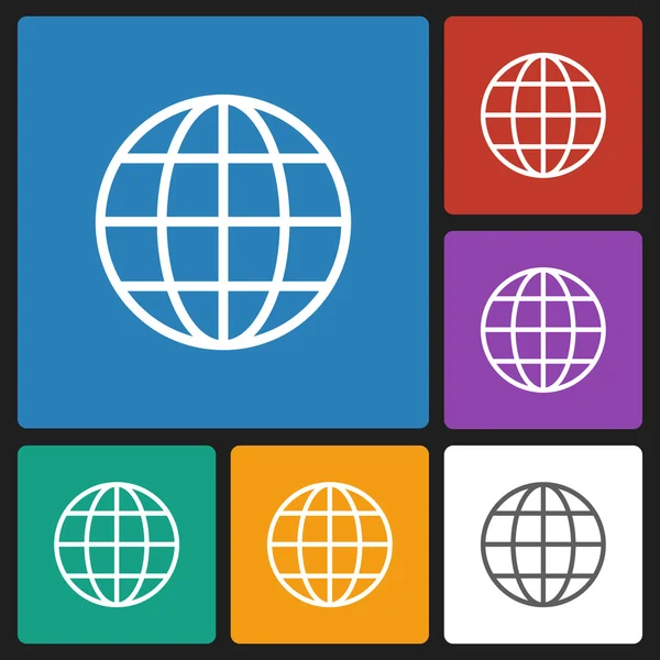 Global icon Stock Vector Image by ©T-Kot #54428319