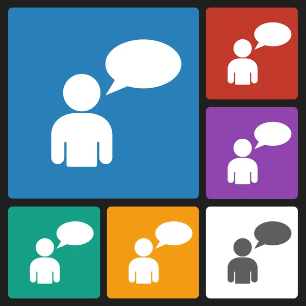 Pictogramme parler images vectorielles, Pictogramme parler vecteurs ...