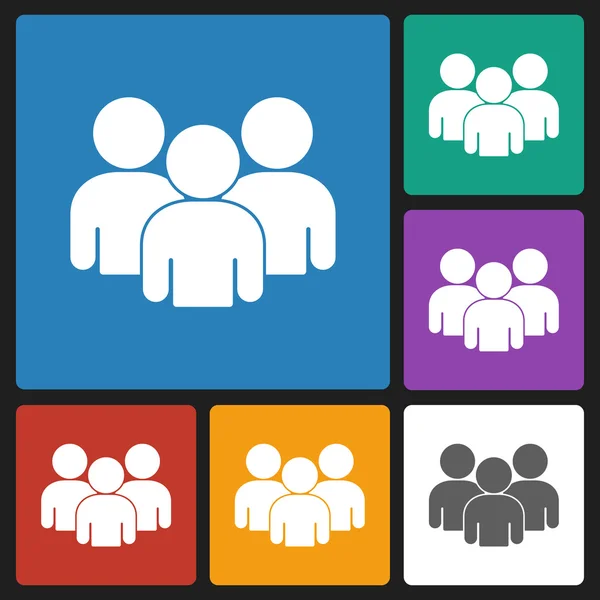 Group people icon Stock Vector by ©T-Kot 58338389