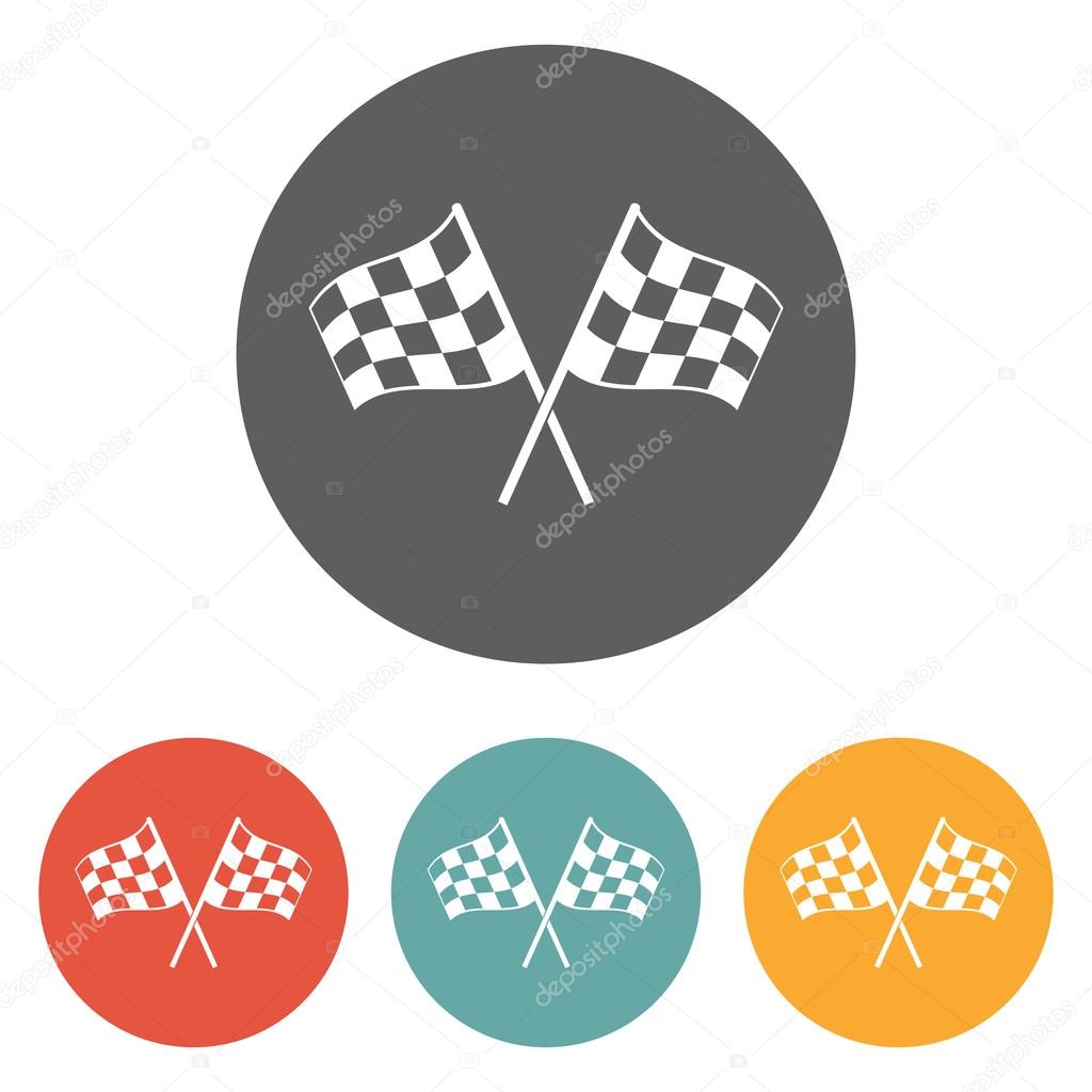 Racing flag icon Stock Vector Image by ©T-Kot #58332983