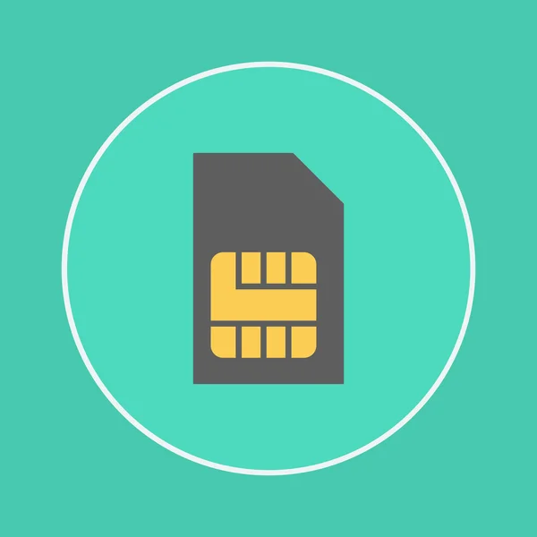 SIM card icon black on white background ⬇ Vector Image by © elenberg24 ...