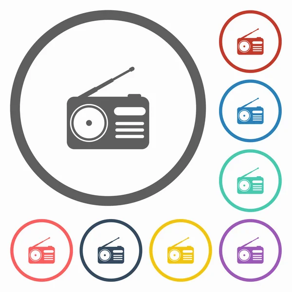 Green radio icon Stock Vector Image by ©angelp #134121154