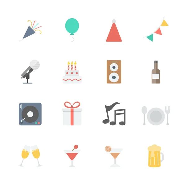 Party Icons set Stock Vector Image by ©sweetjinkz #112805838