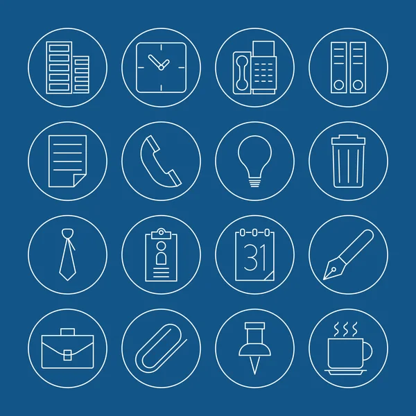 Office icons set Stock Vector Image by ©missbobbit #86470482