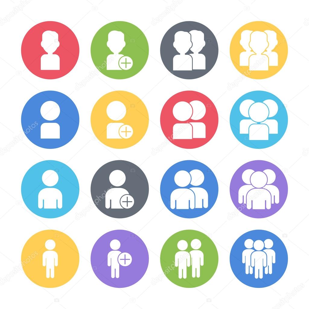 Personas iconos conjunto Vector de stock por ©T-Kot 86586922