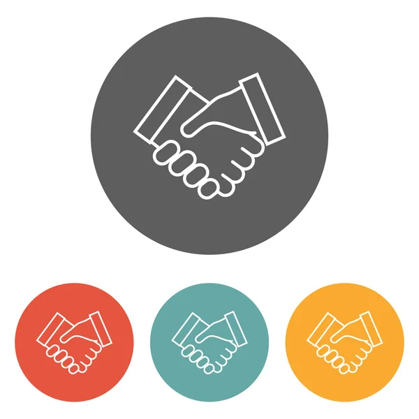 Handshake icon Stock Vector Image by ©T-Kot #54432059