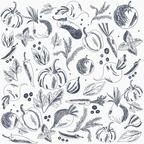 Vegetables line drawing Vector Art Stock Images | Depositphotos