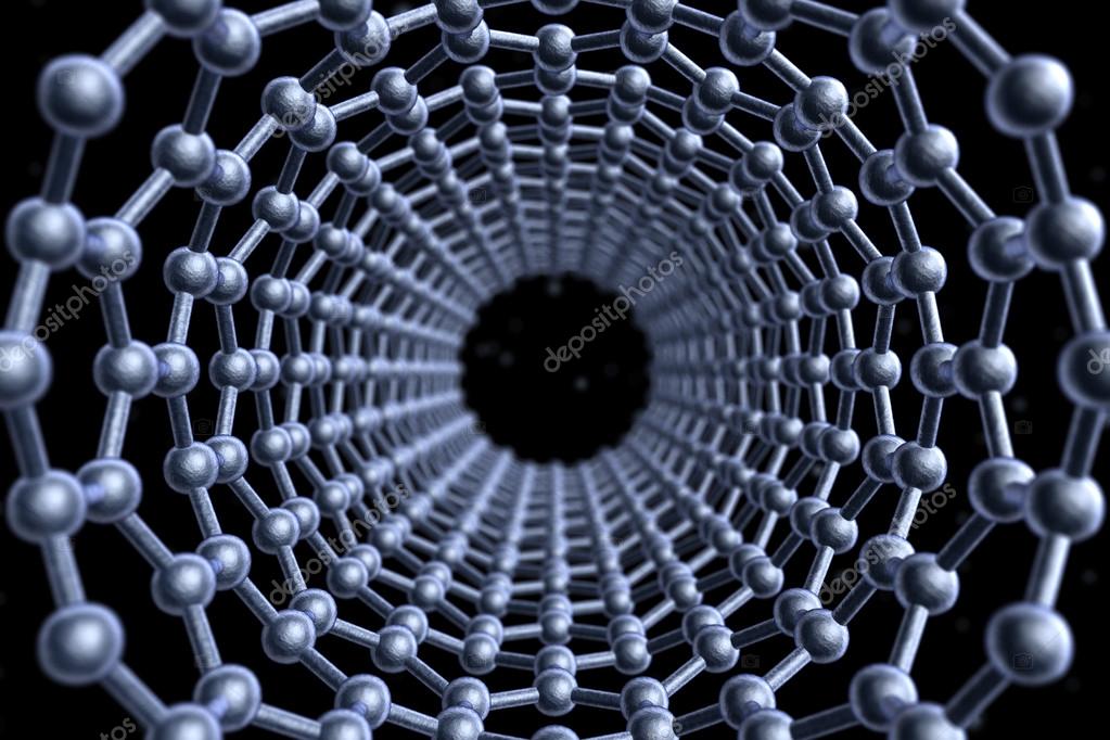 Estrutura molecular do grafeno — Fotografias de Stock © iLexx #90339082