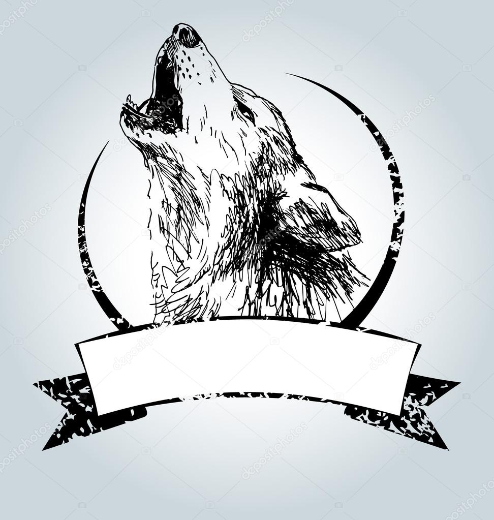 Howling Wolf Symbol