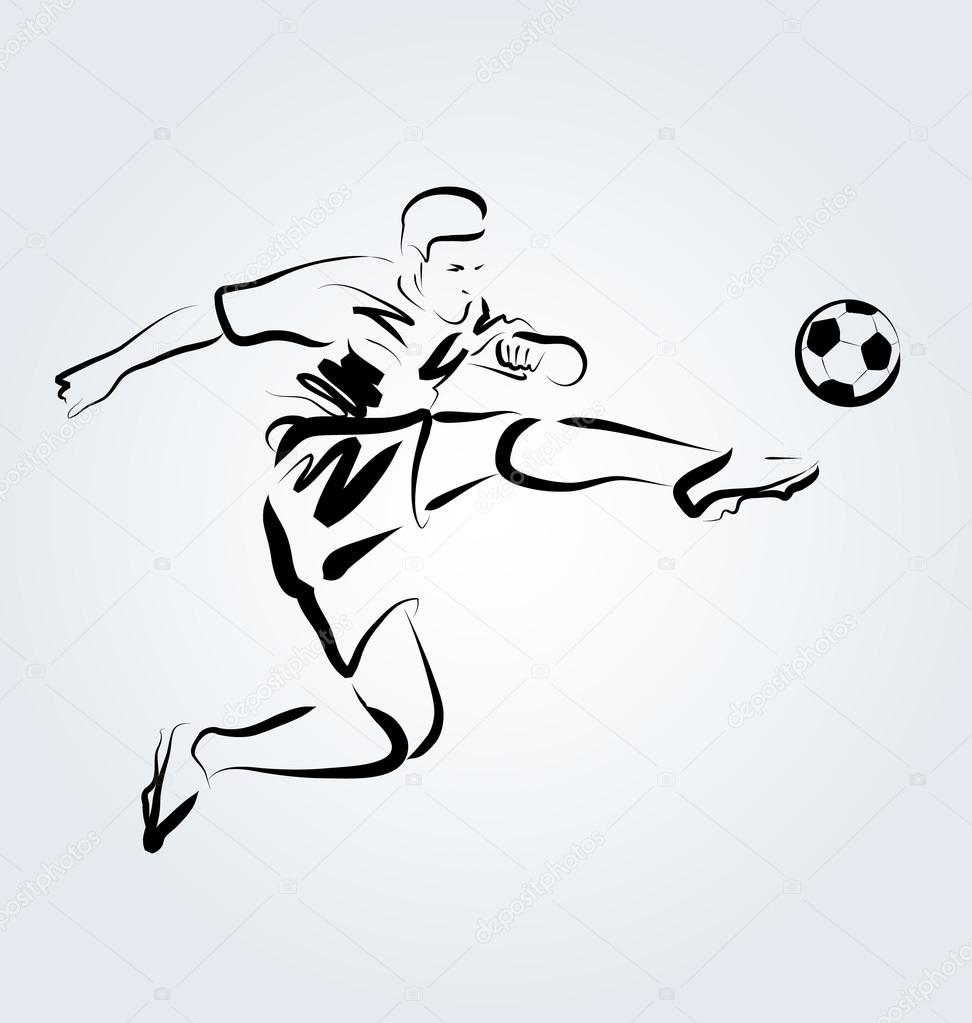 Vector Line sketch footballeur Vecteur par ©onot 112724448 Vector Line sketch footballeur Vecteur par ©onot 112724448