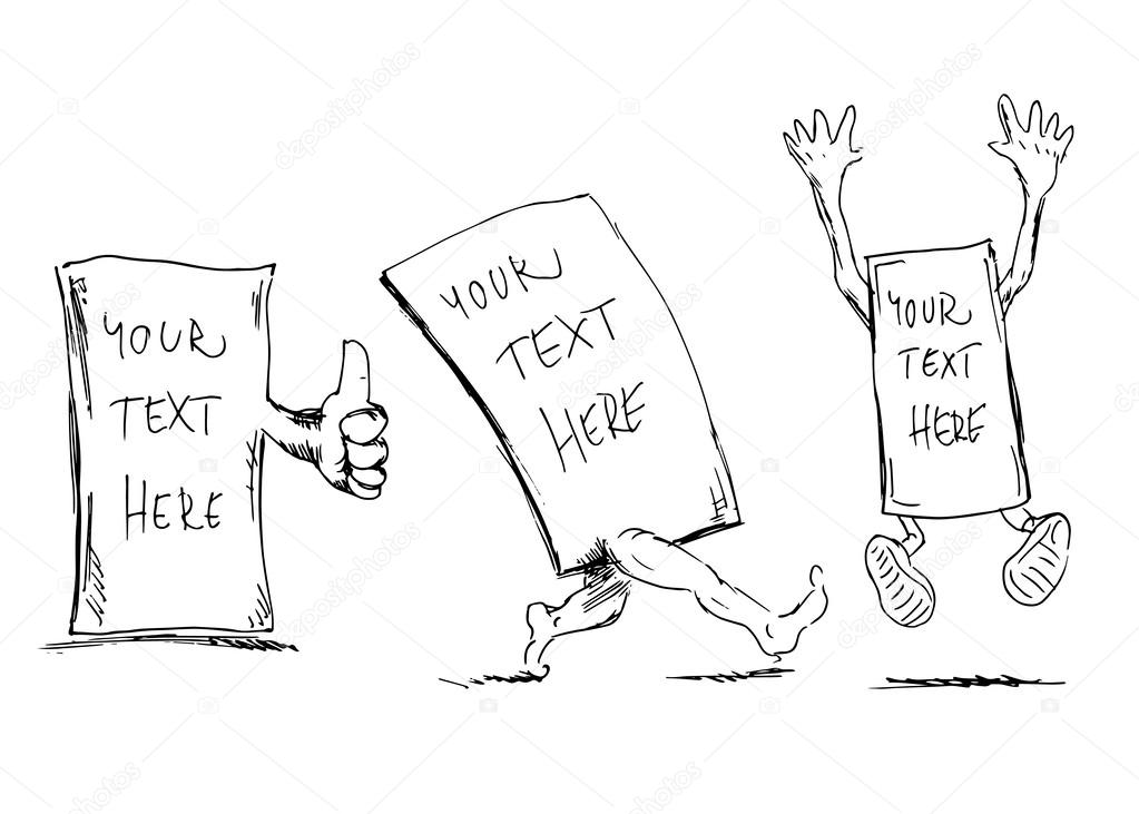 Hand drawing funny tags Stock Vector Image by ©onot #62451689