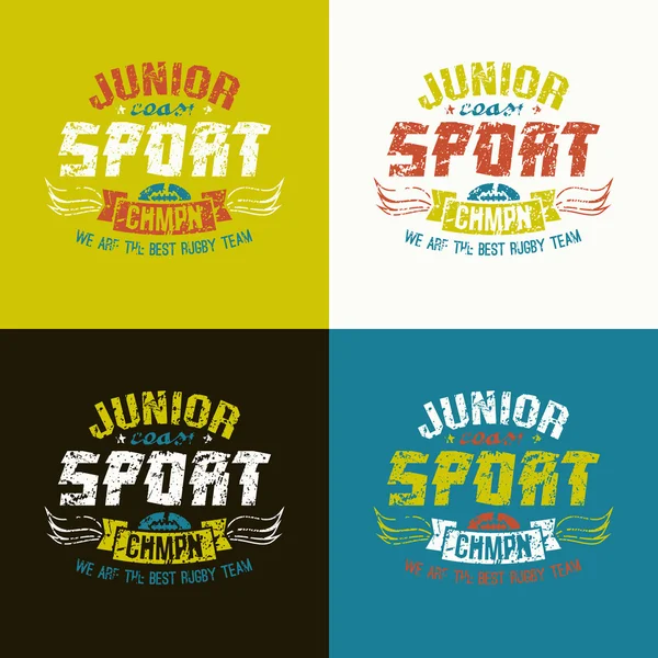 College rugby team badges Vector Art Stock Images | Depositphotos