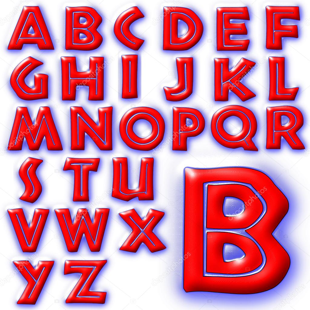ABC Alphabet lettering design — Stock Photo © JRTBurr #52063051