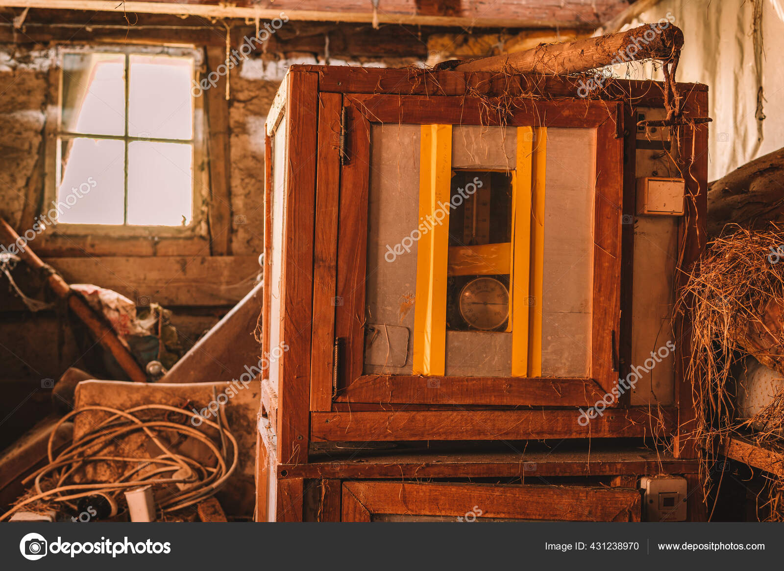 Creepy Abandoned Buildings Natural Decay Called Lost Places — Stock ...