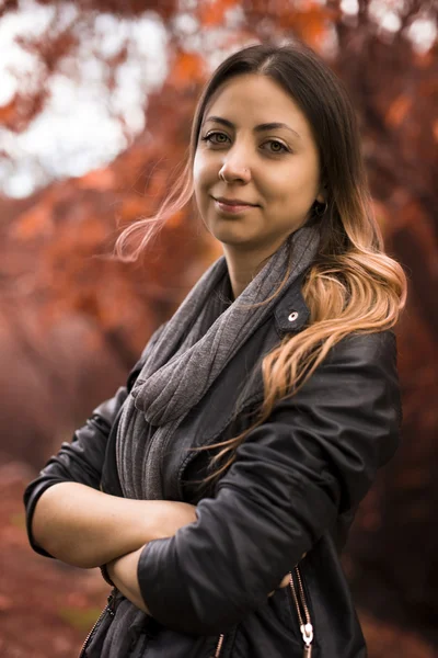 Autmn girl — Stock Photo © casarda #58757675