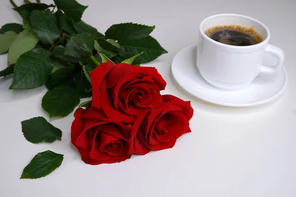 Beautiful roses and cup Stock Photos, Royalty Free Beautiful roses and ...